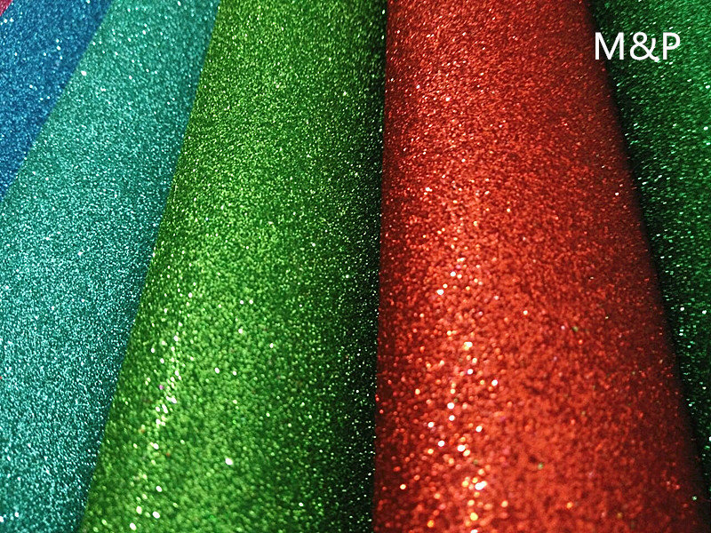 45cm * 45cm Gold / Silver Glitter Foam Sheets Crafts , EVA Glitter Foam Paper For Hair Clips