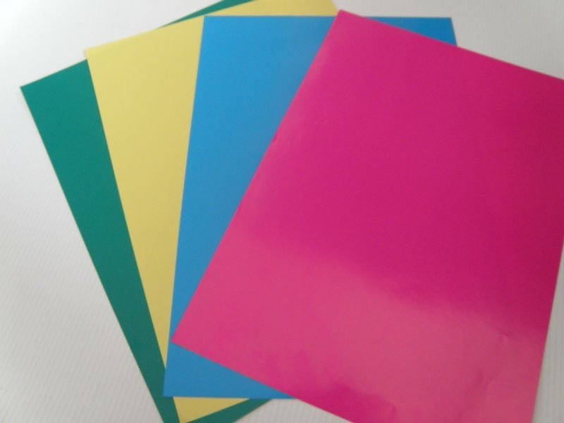 50 Cm * 70 Cm Two Sided Colored Glossy Paper For Inkjet Printer Resuable