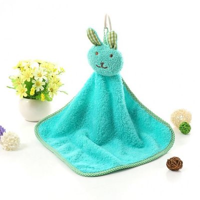 wholesale Cute Cartoon hanging Microfiber kitchen hand towel