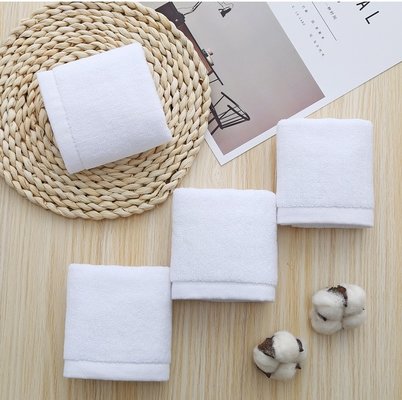 Plain Design Wholesale Luxury 30*30cm Cotton Terry Towels Hotel Hand Towel