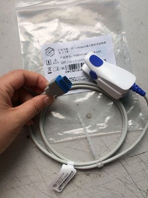 GE Dinamap V100 Ohmeda spo2 probe SPO2 sensor with finger clip