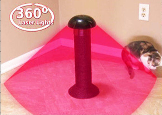 Four Speed Settings Laser Spins Smart Cat Scratching Post For Cats / Dogs