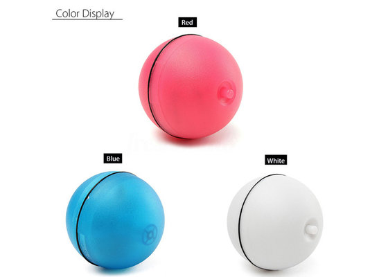 Cool Plastic Cat Balls / Motorized Dog Toy Random Moving For Pet Entertainment