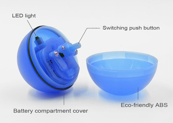 Auto Rolling Light Battery Operated Cat Toys 6.4cm Size For Entertainment
