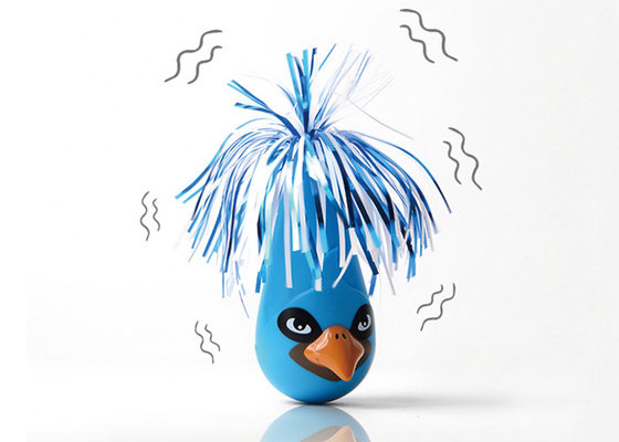 Automatically Rotate Safe Cat Toys , Interactive Pet Cat Toy With Plush Feather