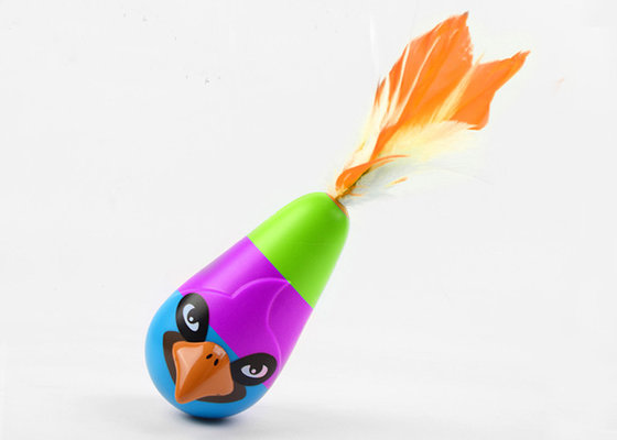 Feather Whirl Electronic Motion Wobble Moving Cat Toys With Non Toxic Material