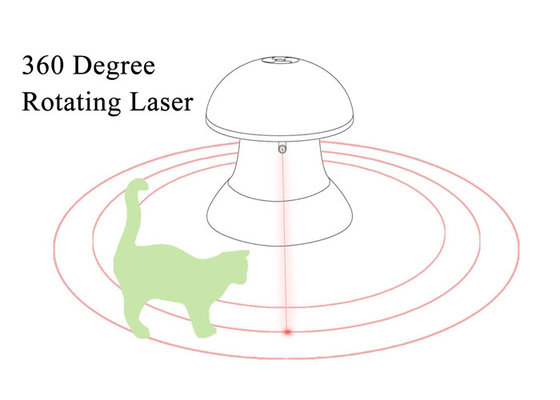 Color Optional Electronic Cat Toys , Automatic Laser Pointer Cat Toy For Exercise