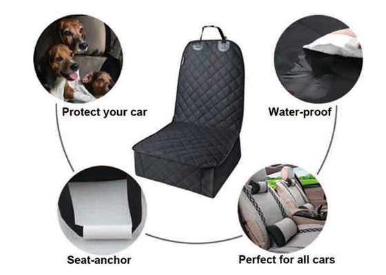 Quilted Padded Durable Dog Seat Protector , Front Car Seat Covers For Dogs