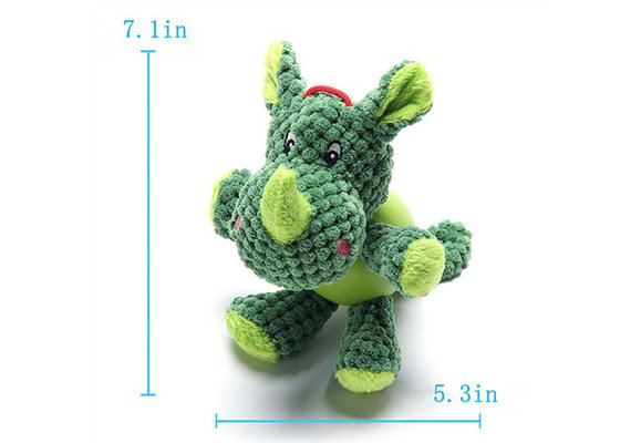 Plush Squeaky Dog Rope Toys Durable Internal Squeaker For Puppy Teething