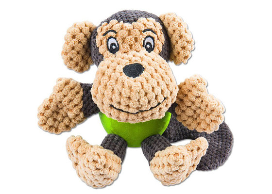 Durable Squeaky Dog Rope Toys Pet Training Double Layer Fabric Structure For Boredom