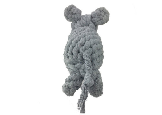 Animal Design Cotton Rope Ball Dog Toy , Soft Corduroy Puppy Rope Toy