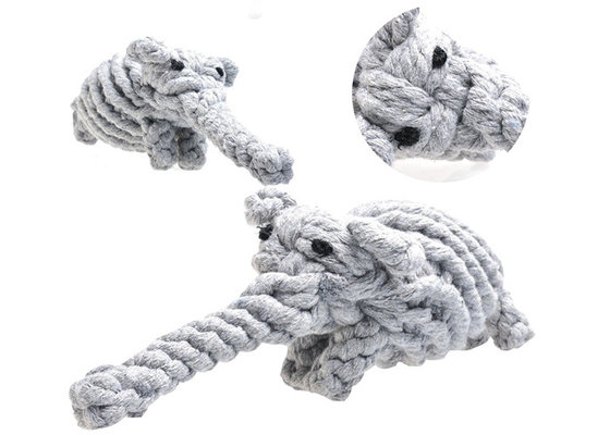 Animal Design Cotton Rope Ball Dog Toy , Soft Corduroy Puppy Rope Toy