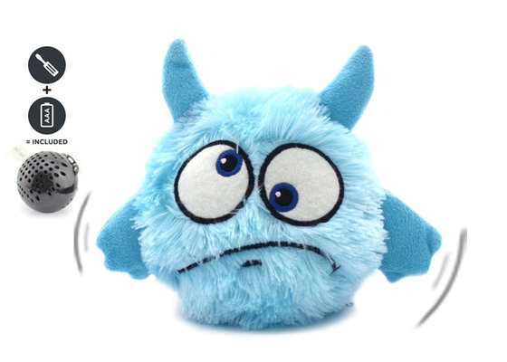 Automatic Interactive Plush Dog Squeaky Toy , Pet Dog Toy With Batteries