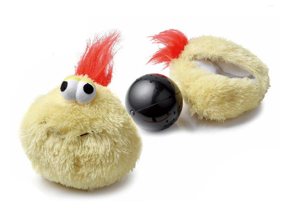 Colorful Funny Jumping Dog Toy Lovely Shape With Customized Plush Cover