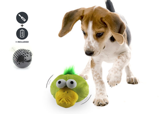 Cute Design Indoor Durable Dog Toys , Automatic Barking Unique Dog Toys