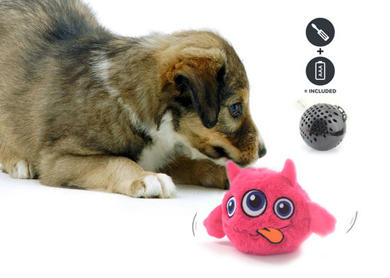 Colorful Funny Jumping Dog Toy Lovely Shape With Customized Plush Cover