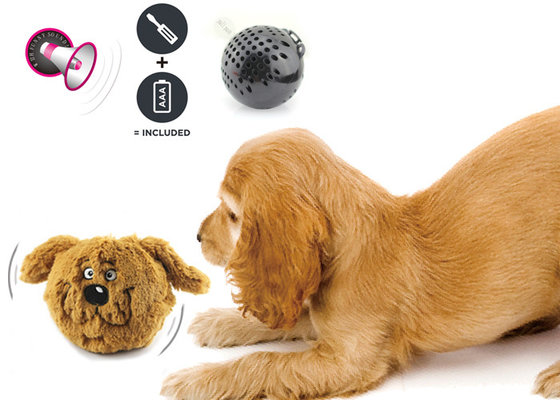 Colorful Funny Jumping Dog Toy Lovely Shape With Customized Plush Cover