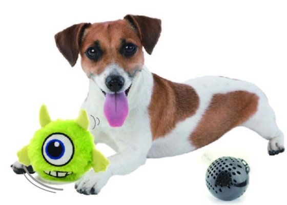 Crazy Squeaky Bouncer Jumping Dog Toy Interactive Electronic Plush Toy