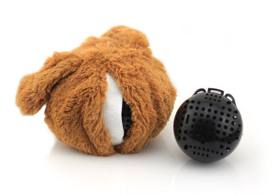 Non Toxic Plastic Plastic Dog Balls Toys Motion Activated With Bouncy Tail