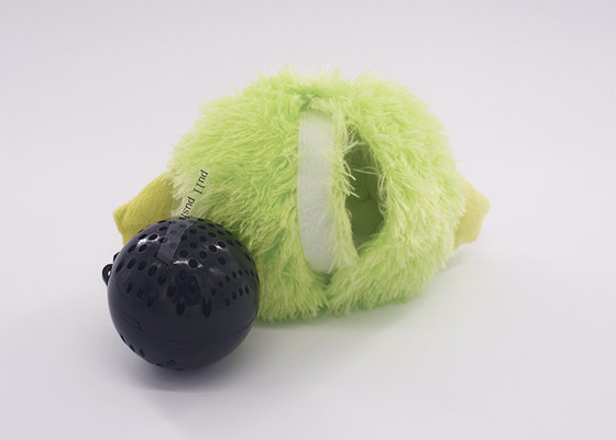 Activated Plastic Dog Balls Toys Non Toxic Multi Color With Custom Plush Cover
