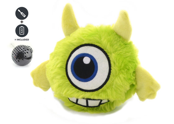 Activated Plastic Dog Balls Toys Non Toxic Multi Color With Custom Plush Cover