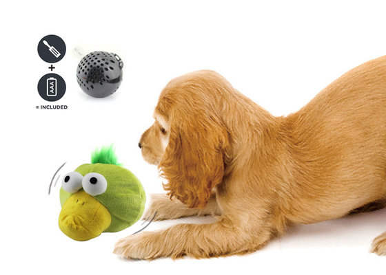 Exercise Automatic Jumping Cute Dog Toys , Interactive Puppy Toys With Plush Cover