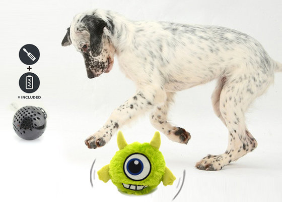 Colorful Electronic Bouncing Rolling Durable Dog Balls Non Toxic With Battery