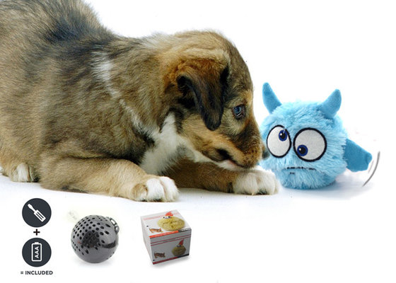 Colorful Electronic	Battery Operated Dog Toy Interactive Bouncing For Play