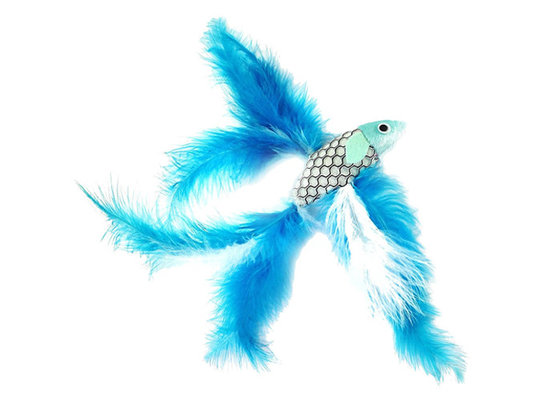 Polycarbonate Material Cat Feather Toys / Popular Cat Toys For Kitty Exercising