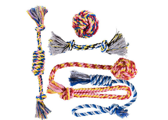 Funny Dog Rope Toys Non Toxic Materials Puppy Teething Toys For Entertainment