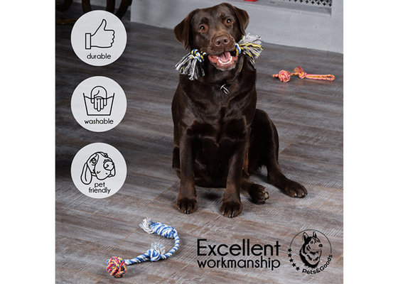 Funny Dog Rope Toys Non Toxic Materials Puppy Teething Toys For Entertainment