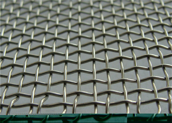 Good quality 1.5mm-50mm Hole size 316 stainless steel crimped wire screen mesh