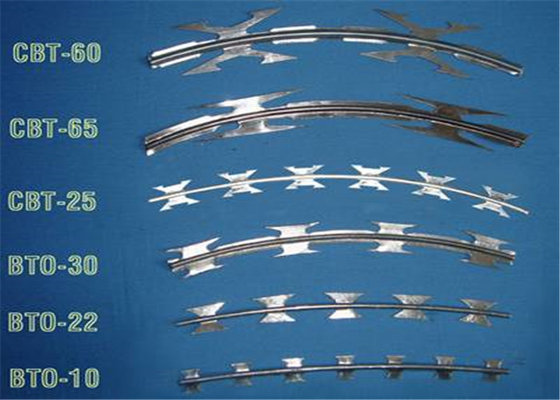 Barbed Wire For Cross Razor Type Decorative Barbed Wire Fencing - Buy Anti-rust Razor Blade Barbed