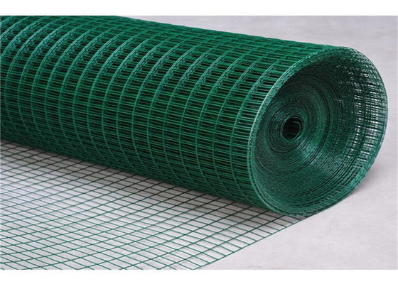 1/2'' , 3/4'' , 1'' , 1/4'' , 3/8''  hole size , green pvc coated welded wire mesh 3'x100' roll ,20kg/25kg roll weight