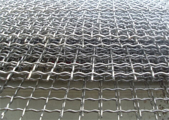 Customized Stainless Steel Crimped Woven Wire Mesh For MIning and Architectural Application