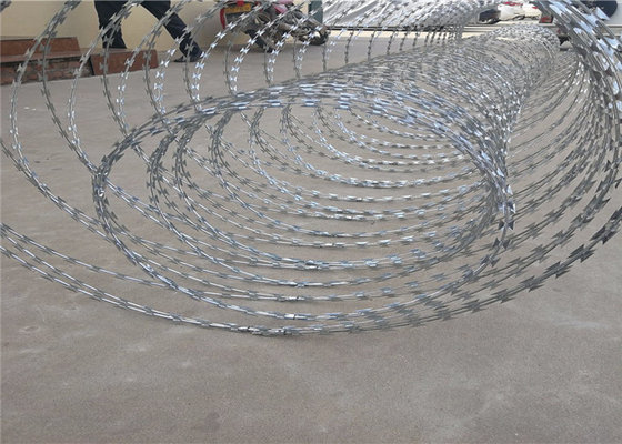 Hot Dipped Galvanized Razor Barbed Wire Low Price Concertina Razor Wire