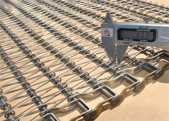 Stainless steel metal chain conveyor belt mesh/metal wire mesh conveyor belt