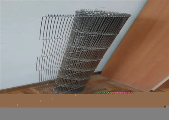 Food Grade 304 Stainless Steel Chain Link Spiral Wire Mesh Conveyor Belt