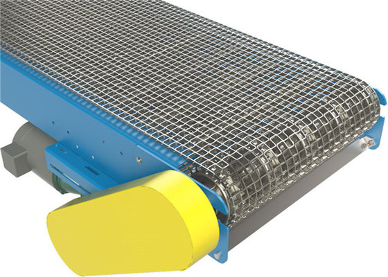 Custom made support shaft chain rod conveyor belt piercing rod chain mesh belt