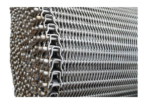 Customize Food Grade 304 Stainless Steel Chain Link Spiral Wire Mesh Conveyor Belt