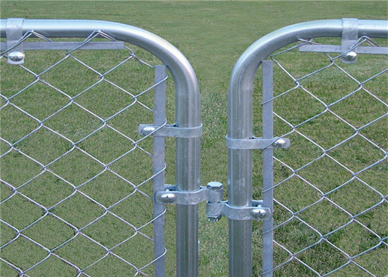 Hot Dip Galvanized Diamond Shape Wire Mesh Sportsfield Chain Link Fence