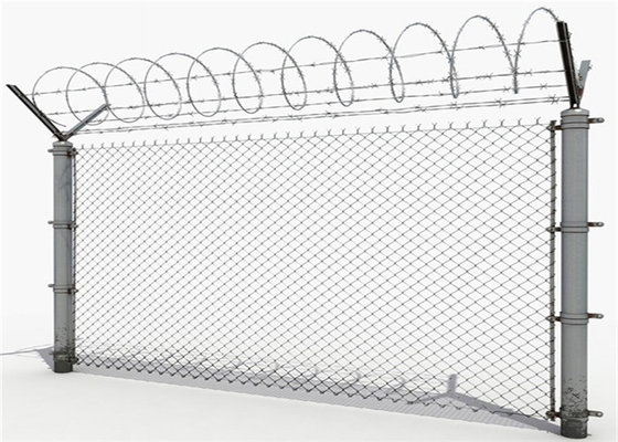 6 foot 9 gauge high quality used chain link fence price galvanized continuous galvanizing line