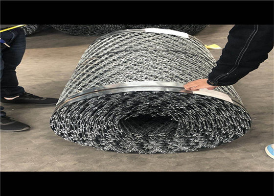 Diamond welded razor mesh hot-dipped galvanized welded razor mesh