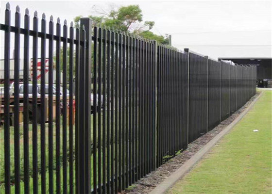 Wrought Iron Design Fencing Galvanized Steel Garden Balcony Panel Metal Fence