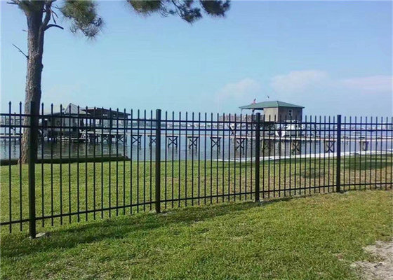 Courtyard fence zinc steel fence cheap simple assembly fence steel fence