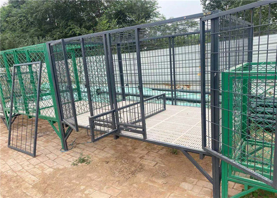 Outdoor Large Galvanized Welded Wire Pet Fence Enclosure House Dog Run Kennel