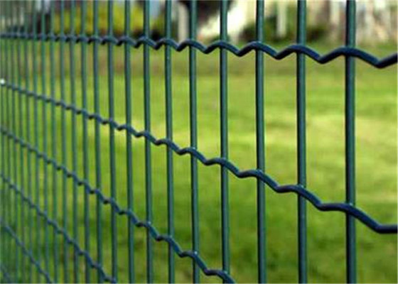 Vinyl Wire Mesh Fence Panels For Welded Euro Fence,Double Wire Mesh Fence Panel