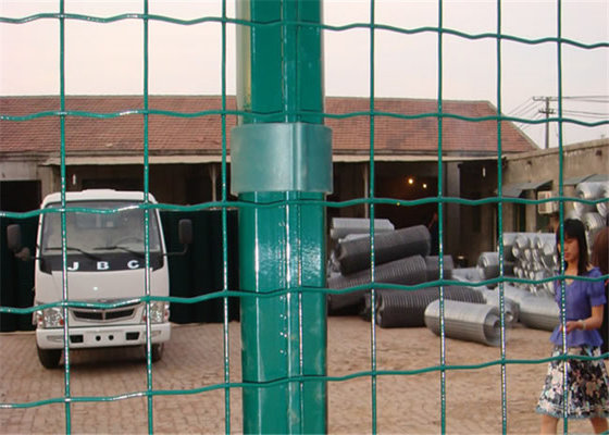 Vinyl Wire Mesh Fence Panels For Welded Euro Fence,Double Wire Mesh Fence Panel