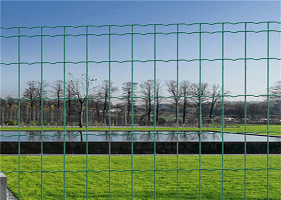 Vinyl Wire Mesh Fence Panels For Welded Euro Fence,Double Wire Mesh Fence Panel