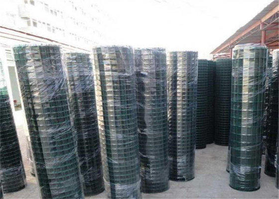 Fencer Wire 16 Gauge Green Vinyl Coated Welded Wire Mesh Size 2 inch X 3 inch (2 ft. x 50 ft.)